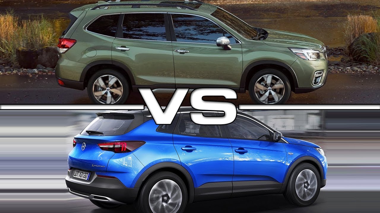 2019 Subaru Forester vs 2018 Opel Grandland X - YouTube