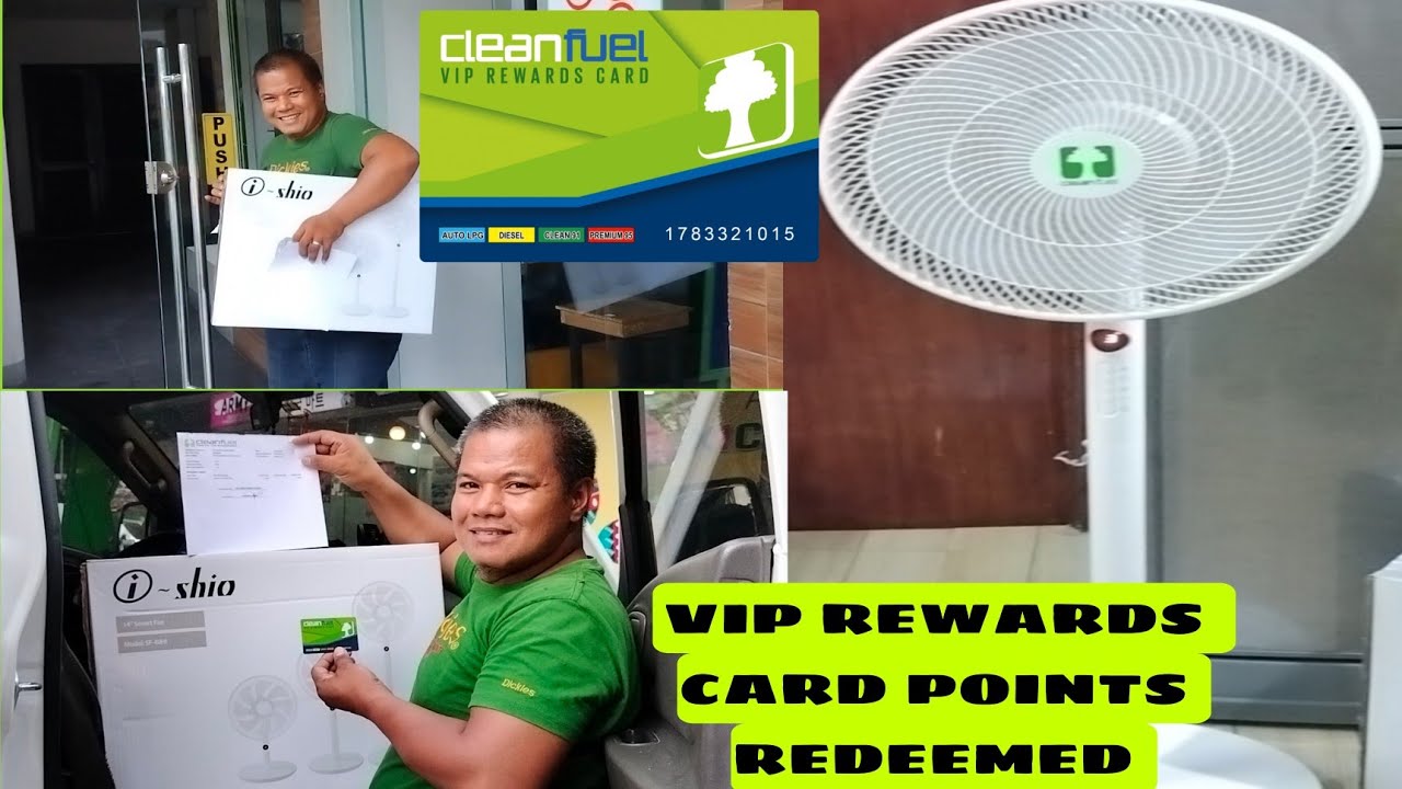 CLEAN FUEL VIP REWARDS CARD POINTS REDEEMED IN JUST 5MINUTES RELEASED ...