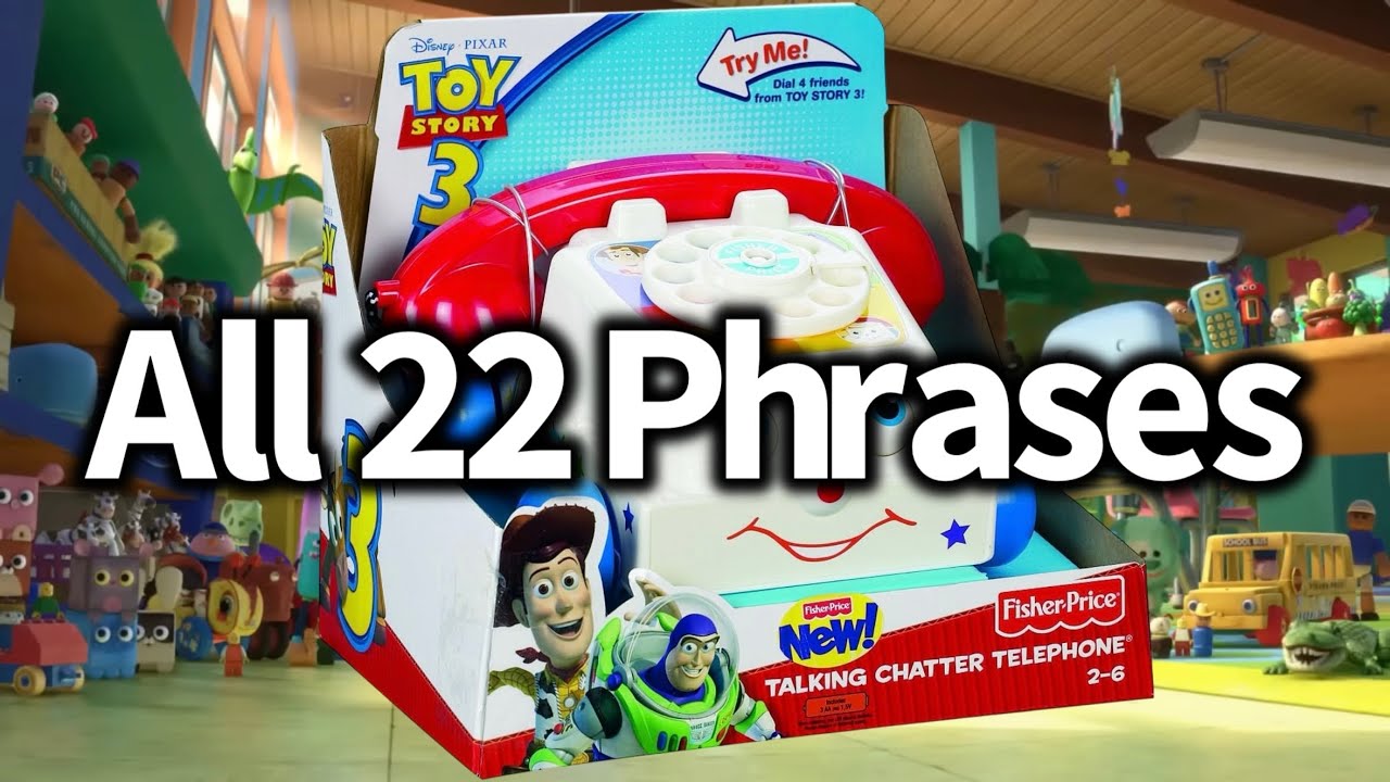All 22 Phrases for the Toy Story 3 Talking Fisher Price Chatter ...