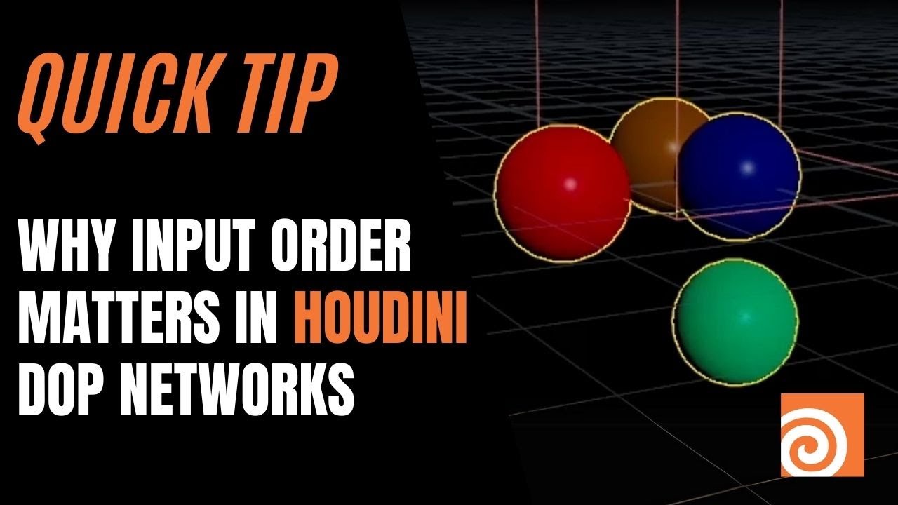 Quick Tip - Why Input Order Matters in Houdini DOP Networks – Essential ...