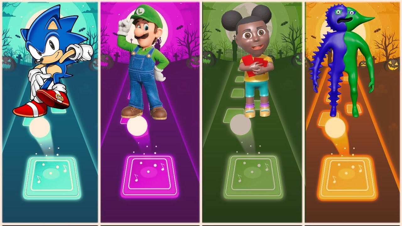 Sonic Mania Adventures 🆚 Mario Bros 🆚 Amanda The Adventurer 🆚 Garten of ...