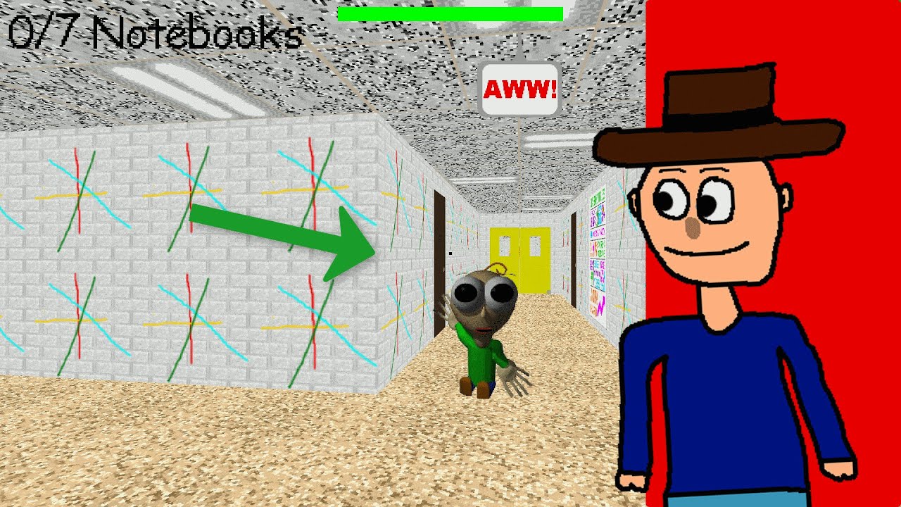 Baby Baldi is SO CUTE - YouTube