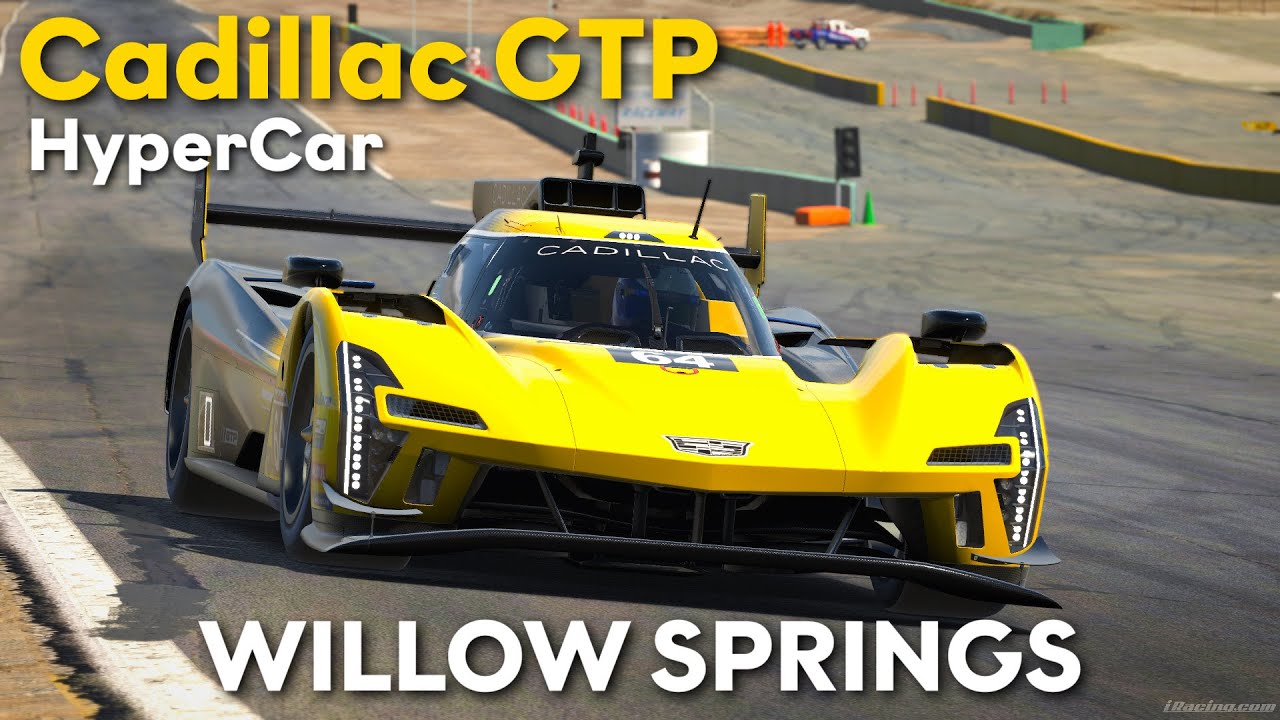 iRacing Cadillac GTP HyperCar Willow Springs | Season 3 2023 Update ...
