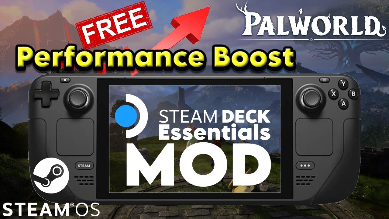 FREE FPS BOOST Palworld Steam Deck Essentials Mod (Not FSR 3 Frame ...