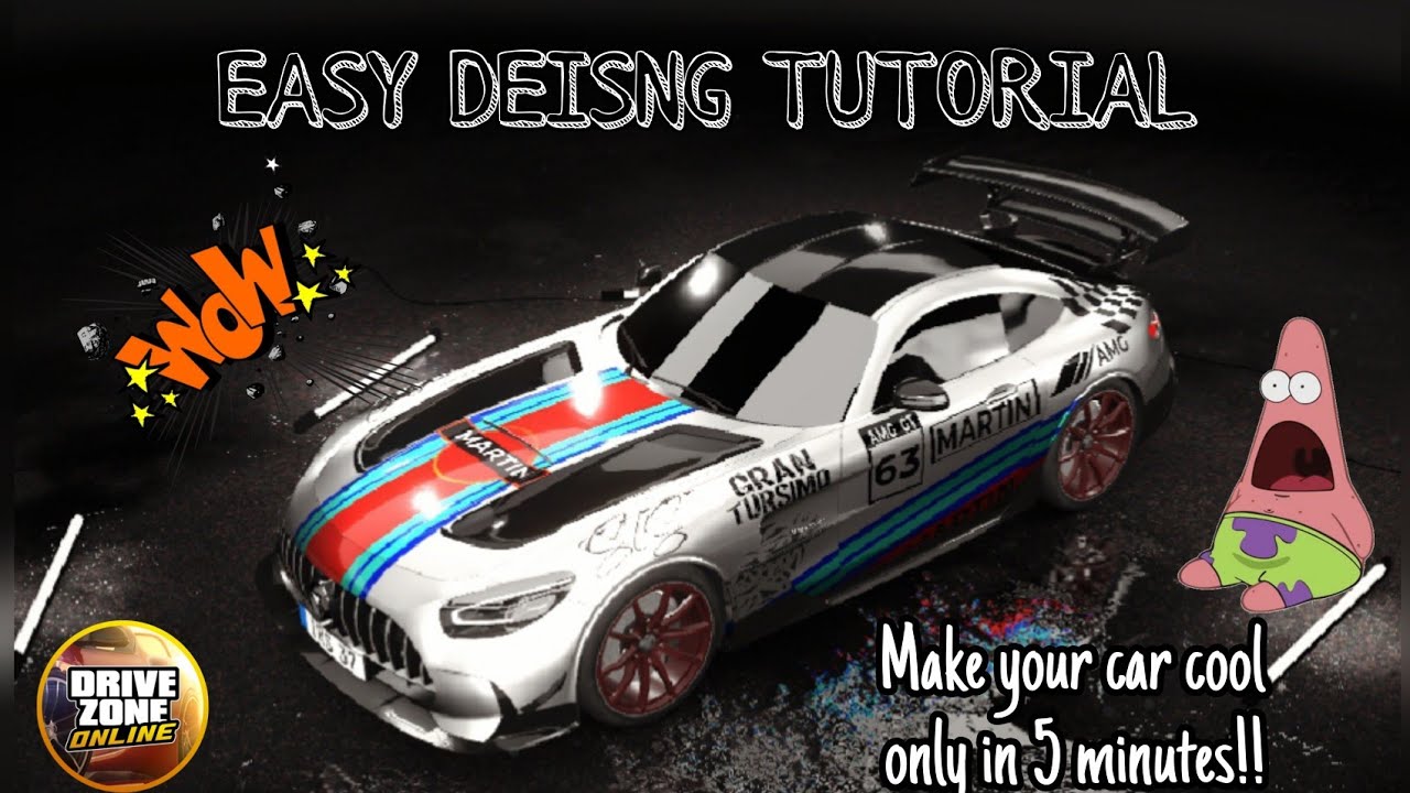 Design Mercedes AMG gt sls (gt) In Drive zone online || Easy design ...