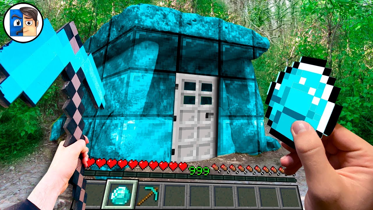 Minecraft RTX in Real Life POV REALISTIC DIAMOND HOUSE 創世神第一人稱真人版 ...