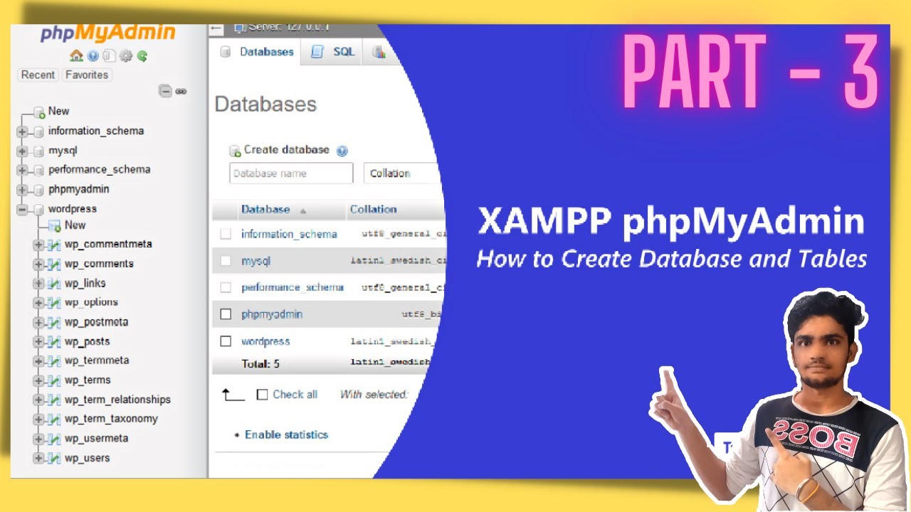 How To Create Database And Table Using Python To Xampp Tamil Techtors Youtube 5860