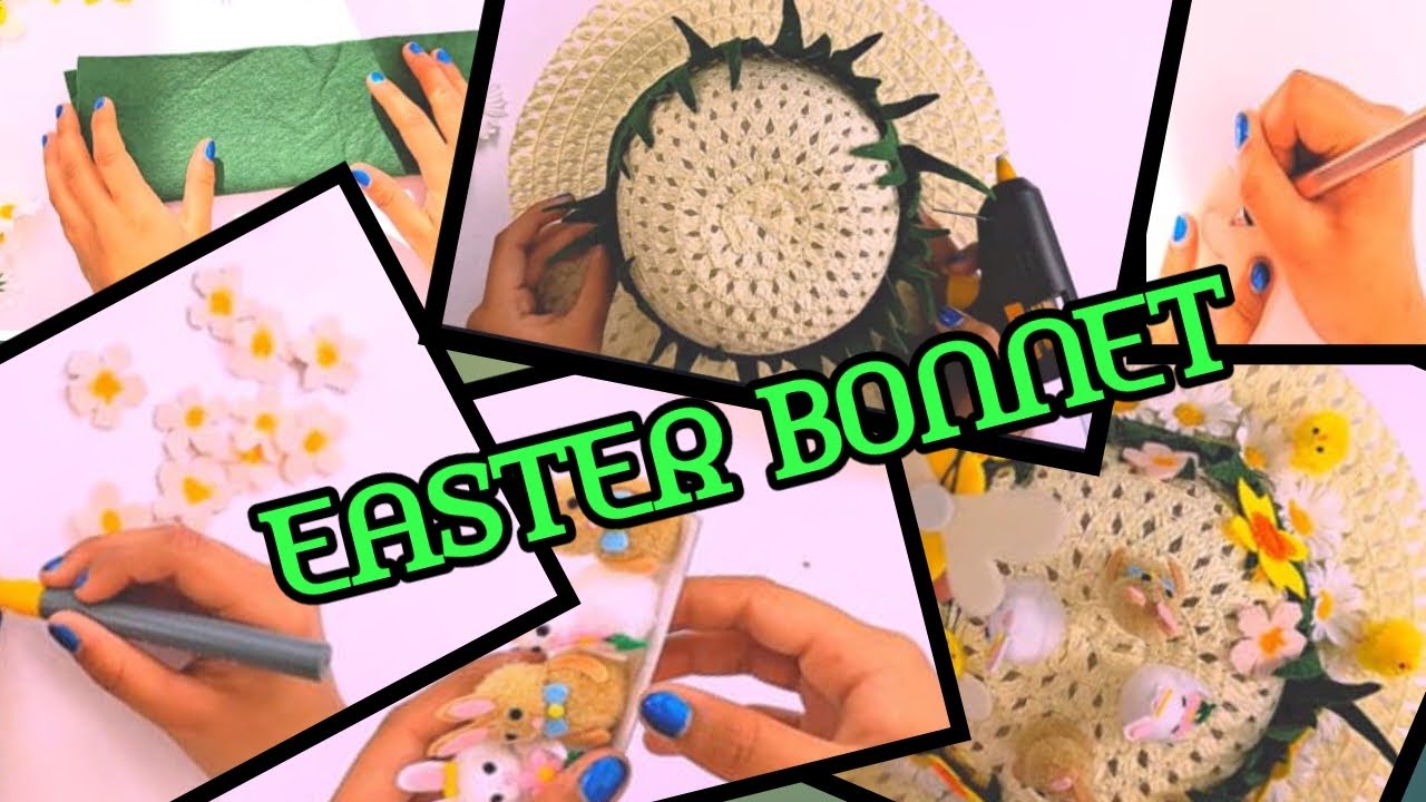 Easter Bonnet Decoration| Easy Easter Crafts - YouTube