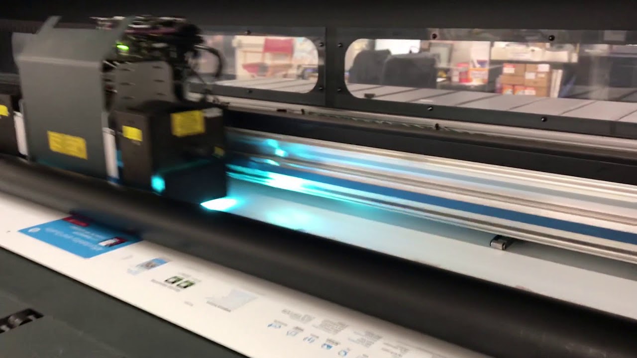 Used HP Scitex FB700 for sale at the Global Garage - YouTube