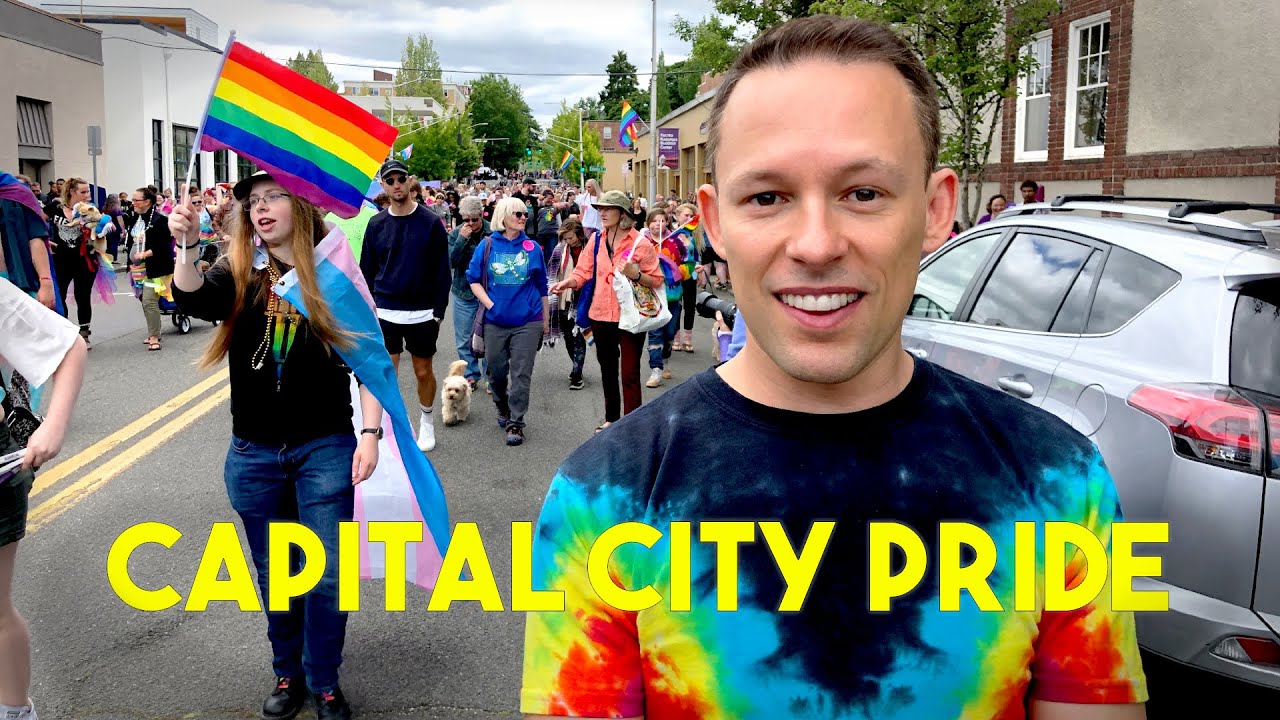 Checking out a small city's Pride parade & festival! - YouTube