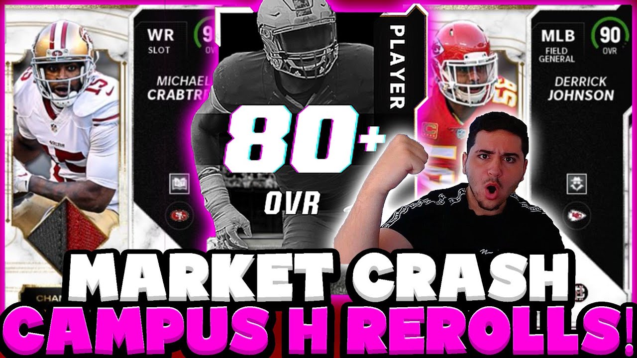 CAMPUS HERO REROLLS! MARKET CRASH! SUPER CHEAP TRAINING! MADDEN 23 ULTIMATE TEAM! - YouTube