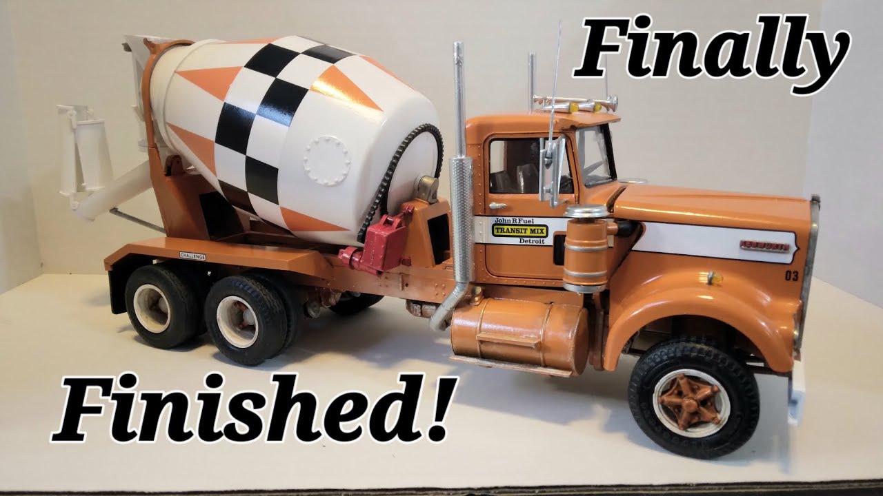 amt 1/25 th scale KENWORTH/CHALLENGE TRANSIT MIXER - YouTube