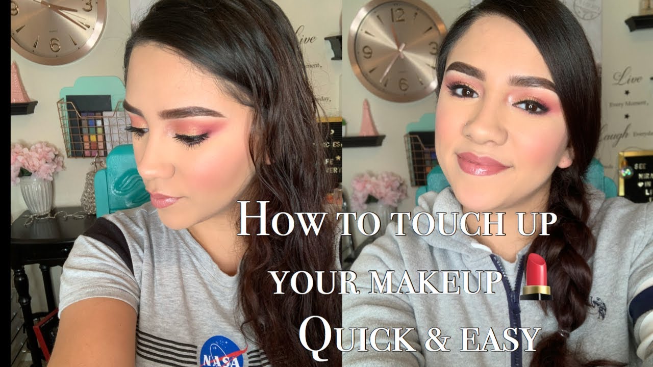 HOW TO TOUCH UP YOUR MAKEUP/QUICK AND EASY (SIMPLE GRACE) - YouTube