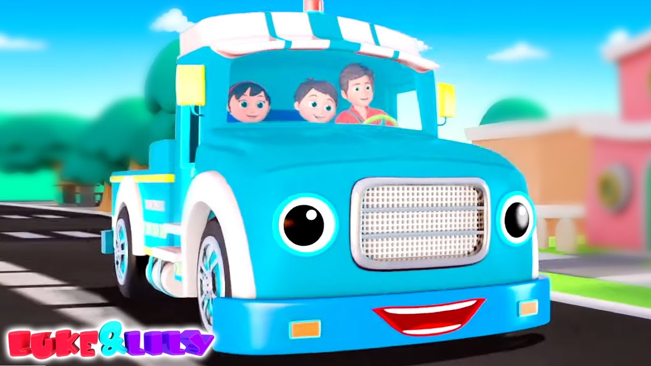 Wheels On the Tow Truck & More Vehicle Songs for Kids by Luke And Lily ...