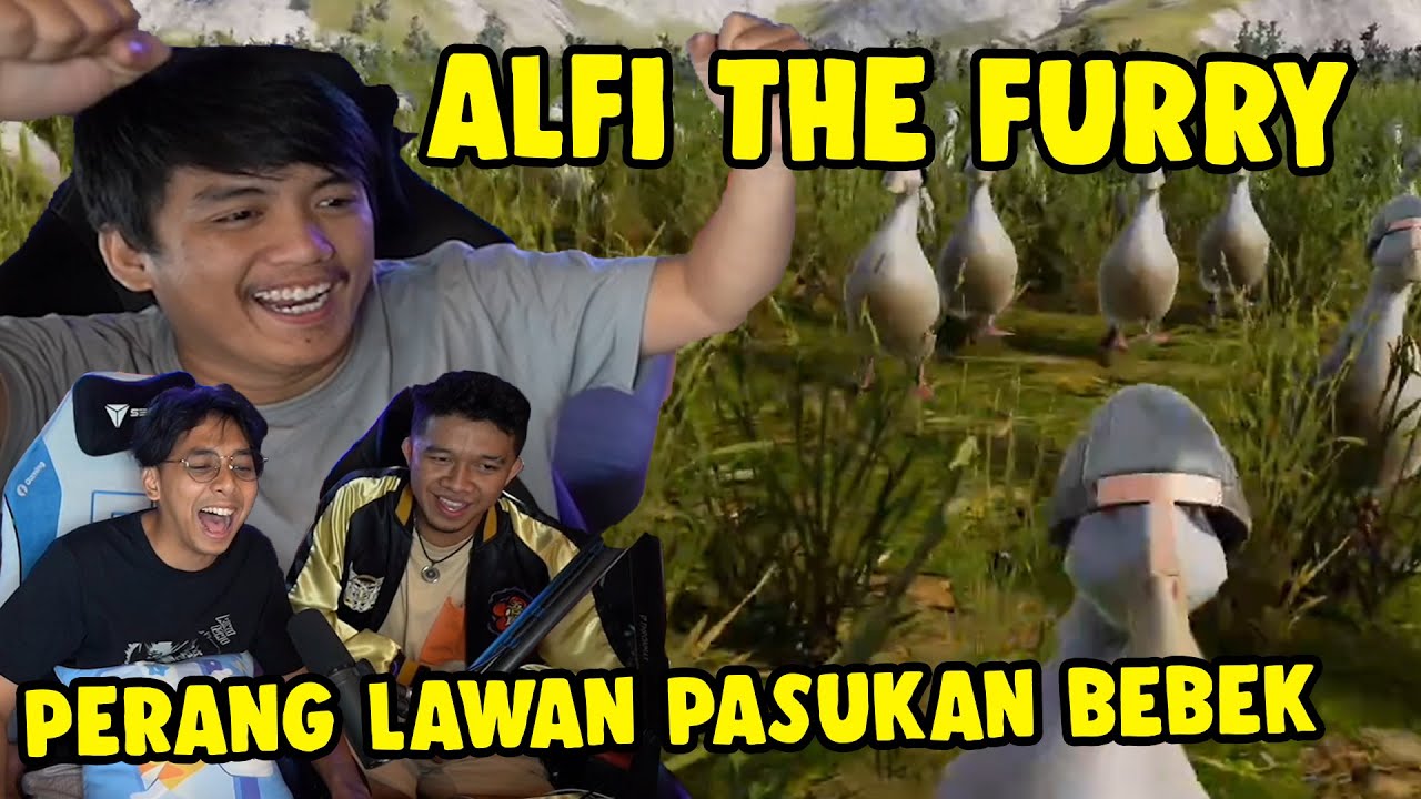 PELAWAK ALFI THE FURRY MAIN GAME PASUKAN BURUNG UNTA LAWAN PASUKAN ...