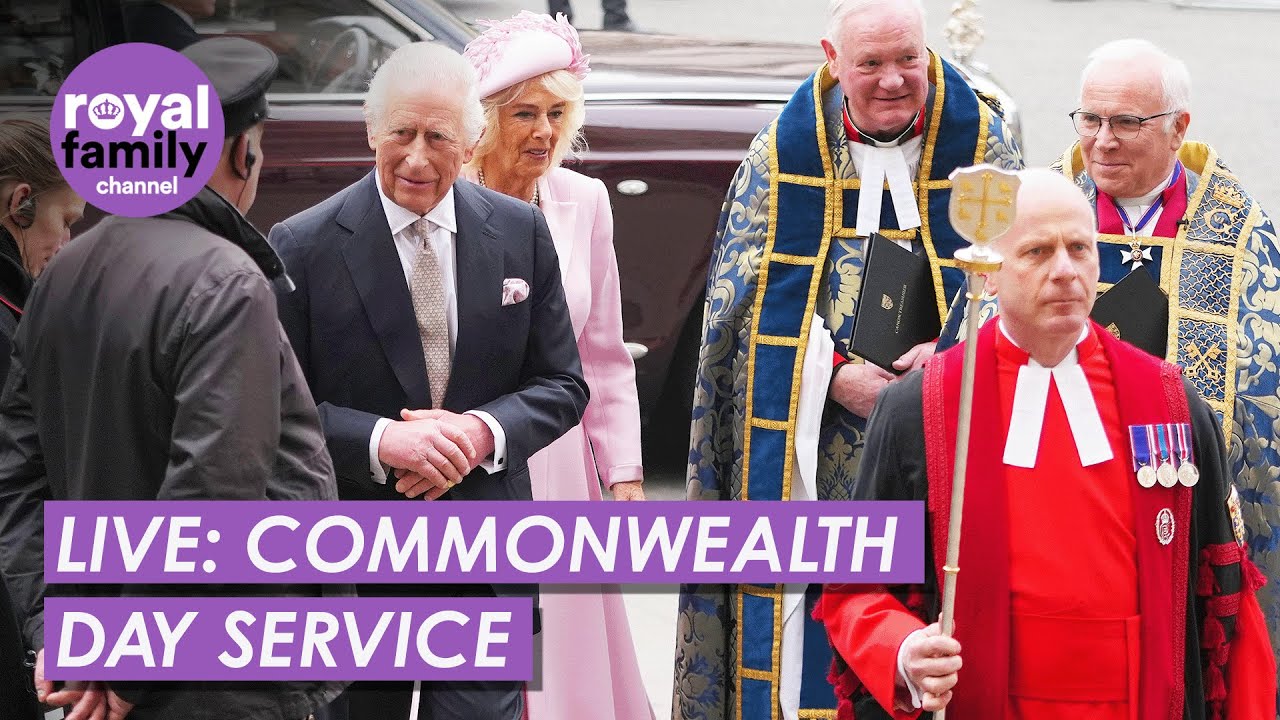 LIVE: The Royal Family Depart the Commonwealth Day Service at ...