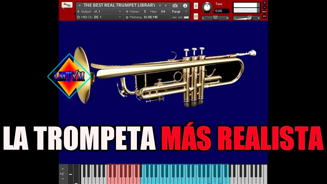 THE BEST REAL TRUMPET LIBRARY🎺🎺🎺SAMPLES para KONTAKT😱 La más REALISTA😱 ...