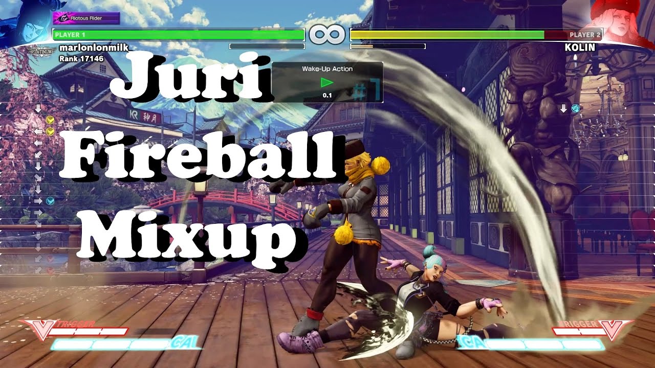 [SFV] Juri Fireball Mixup - YouTube