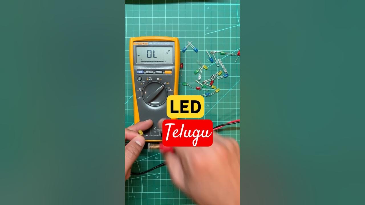 Test LEDs using Multimeter - Telugu - YouTube