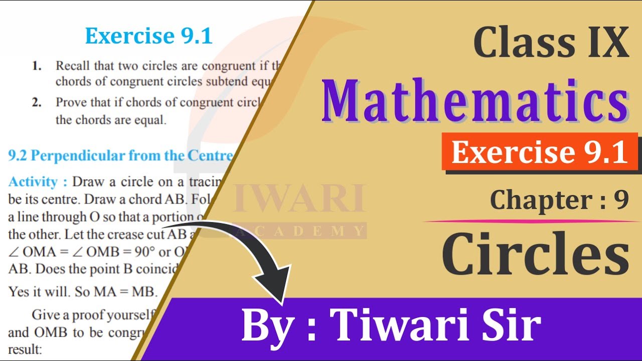 Class 9 Maths Chapter 9 Exercise 9 1 Circles Solutions In Hindi And class-9-maths-chapter-9-exercise-9-1-circles-solutions-in-hindi-and