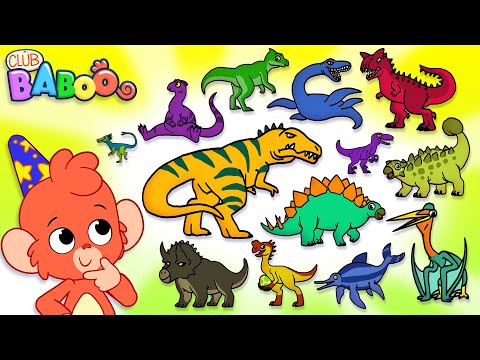 Dinosaur ABC | Learn Dinosaurs for Kids | Dinosaur Alphabet | Dino ABC | Club Baboo