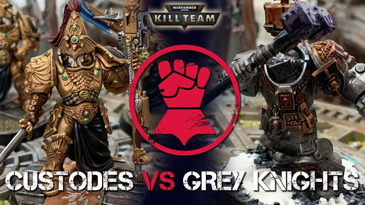 Informe de batalla Kill Team: Custodes VS Grey Knights. - YouTube