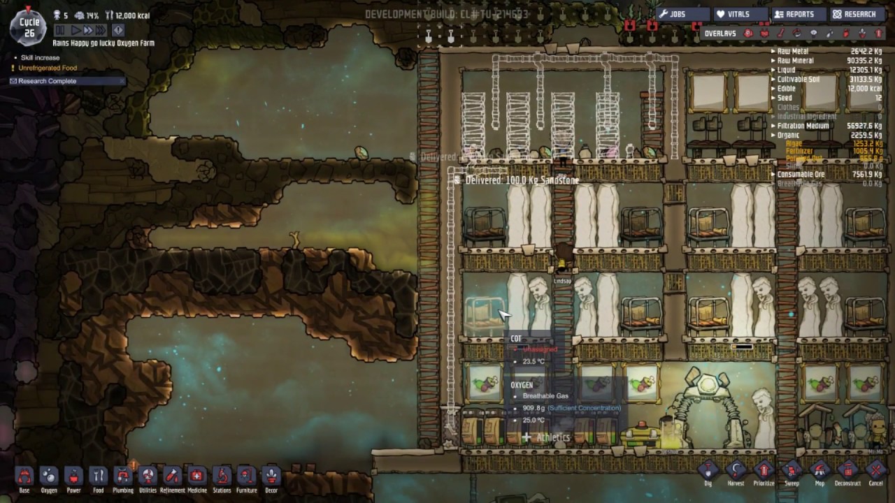 Rain Plays Oxygen Not Included episode 5: Mess hall underway - YouTube