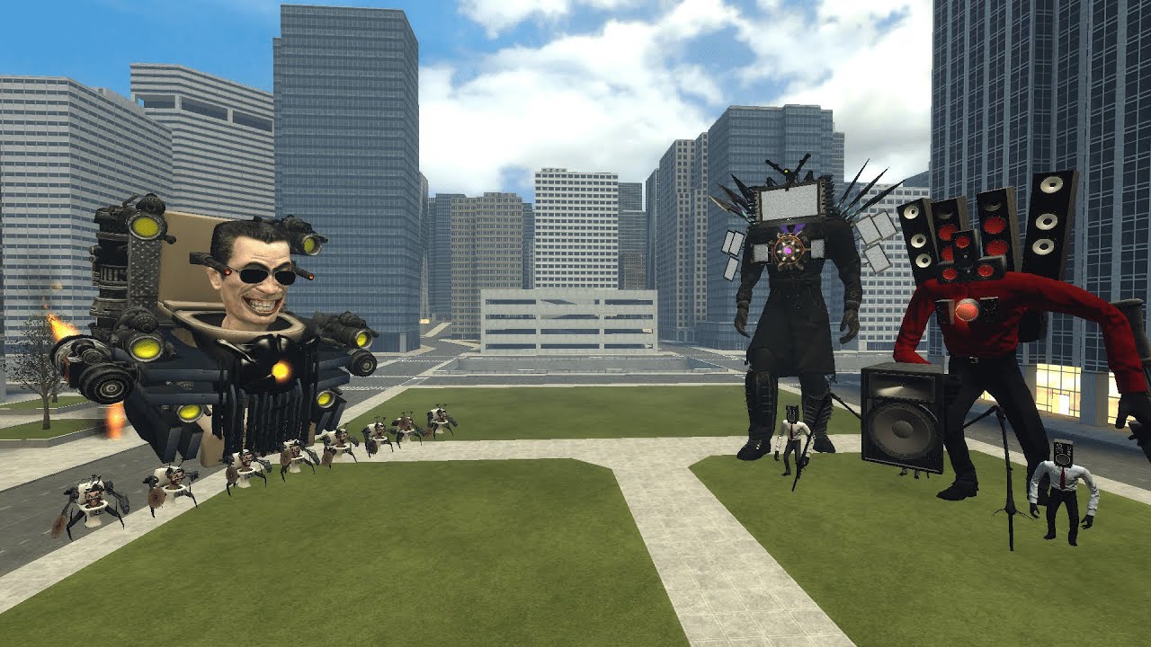 NEW UPGRADED GMAN SKIBIDI MK4 TOILET VS UPGRADED TITAN TV MAN AND PCMAN ...