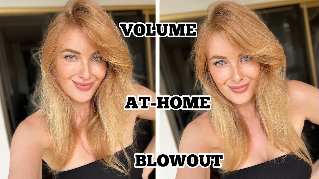 Get The 90's Blowdry Look At Home | Volume Blowout Tutorial | Thin Hair ...