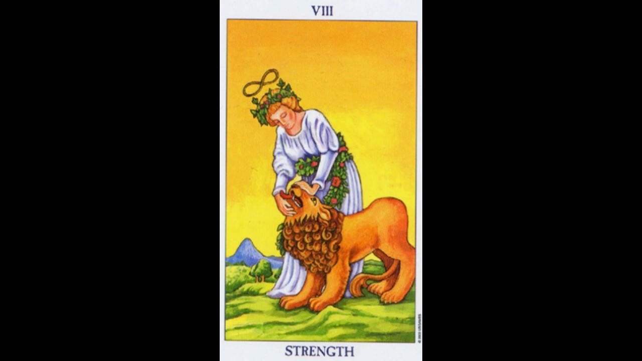 CURSO DEL TAROT Leccion 09 - Arcano Mayor 08 La Fuerza (Tarot Rider ...