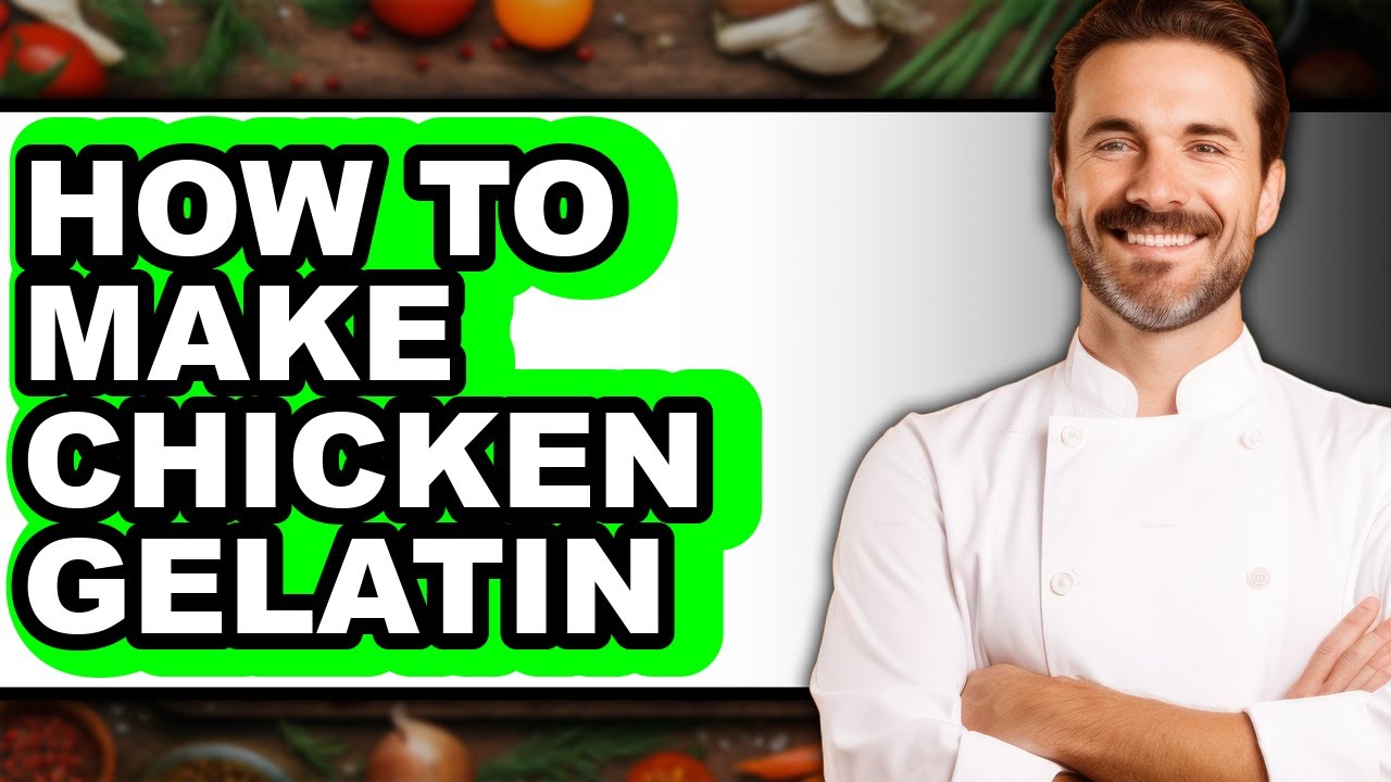 How to Make Chicken Gelatin (Easy Method) - YouTube