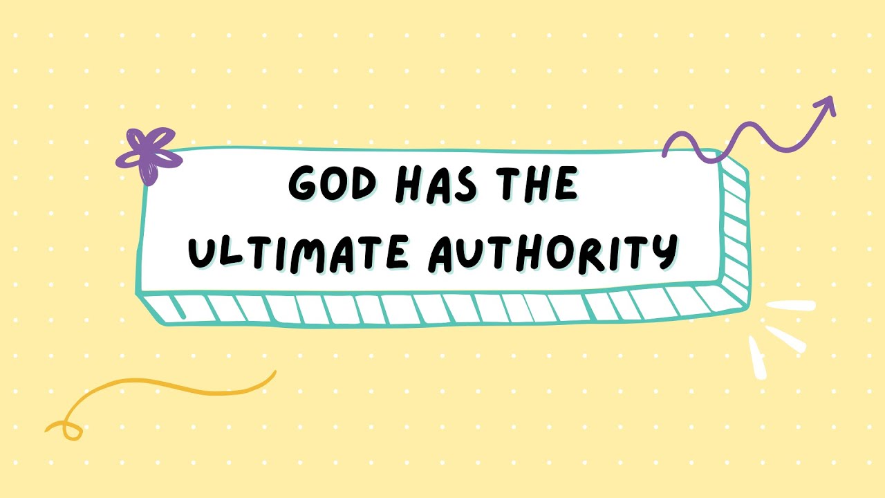 God is the Ultimate Authority // Teaching Week 1 - YouTube