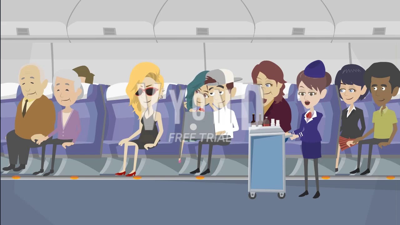 My Goanimate Life Ep. 5 - In the Airplane... - YouTube