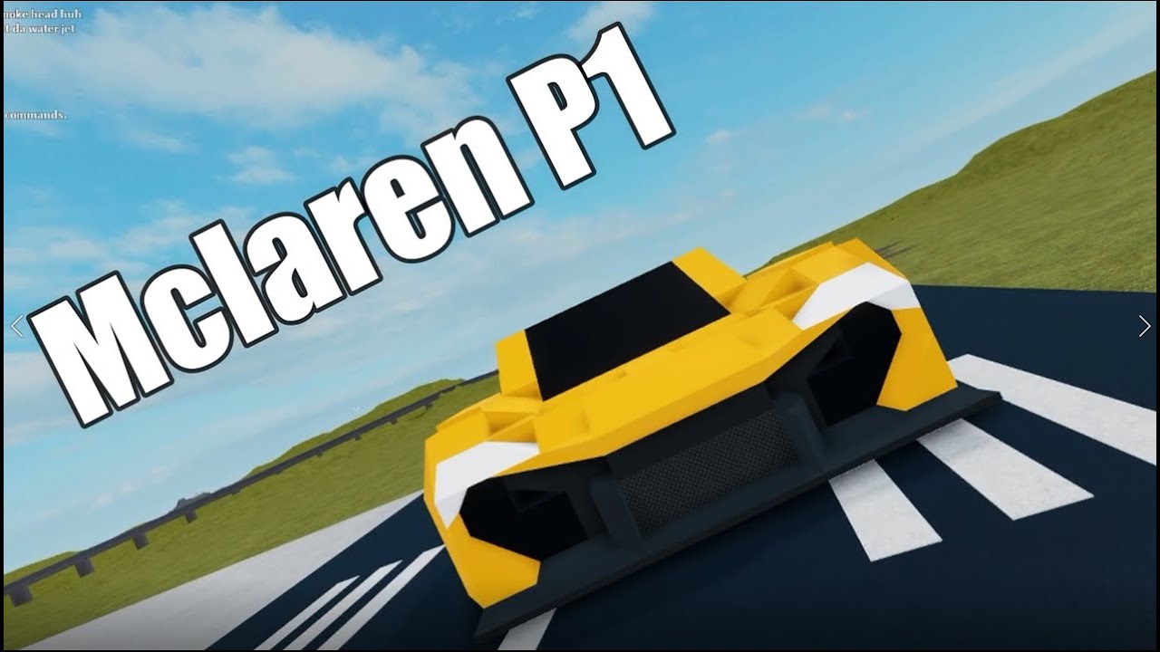 Plane Crazy Mclaren P1 Roblox Showcase - YouTube