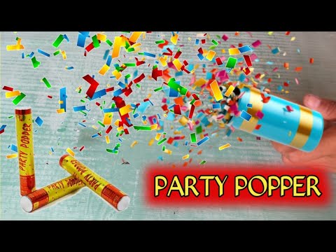 DIY Party Popper l Paper Cup Party Popper | How To Make Party Popper at ...