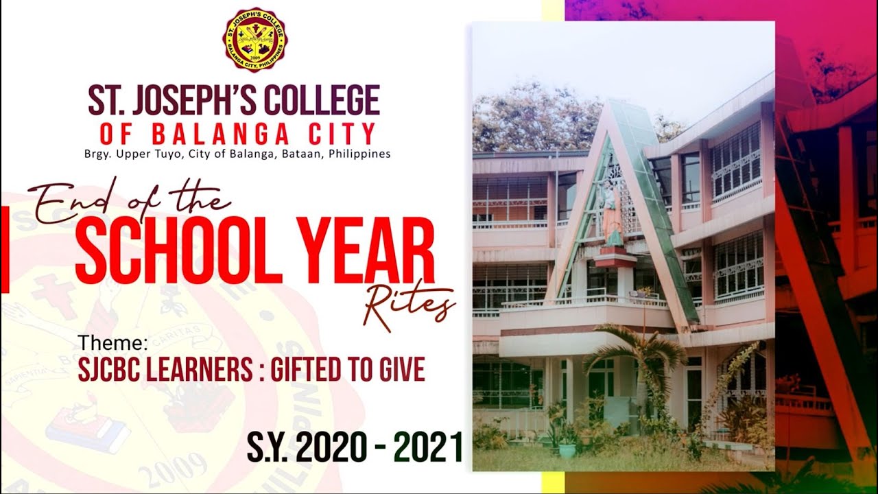 SJCBC End of the School Year Rites 2020-2021 - YouTube