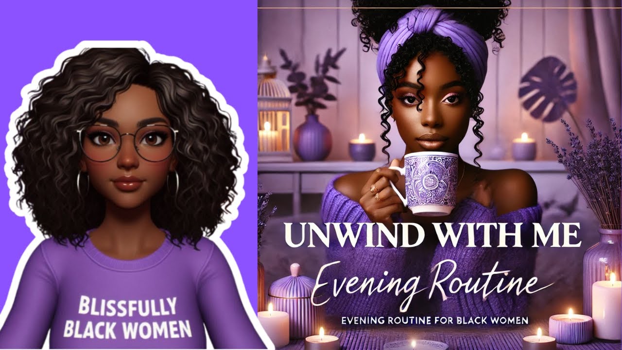 Unwind with Me: Evening Routine for Black Women - YouTube