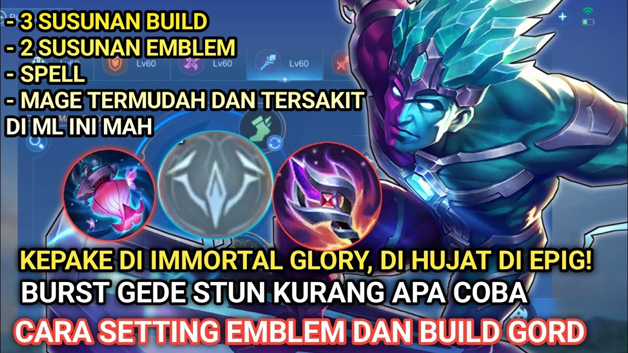 DAMAGE NO COUNTER ! SET BUILD GORD TERSAKIT 2024 | EMBLEM GORD PALING ...