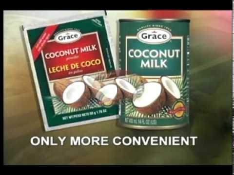 Grace Coconut Milk Powder "Bringing Good Taste To Life".avi - YouTube