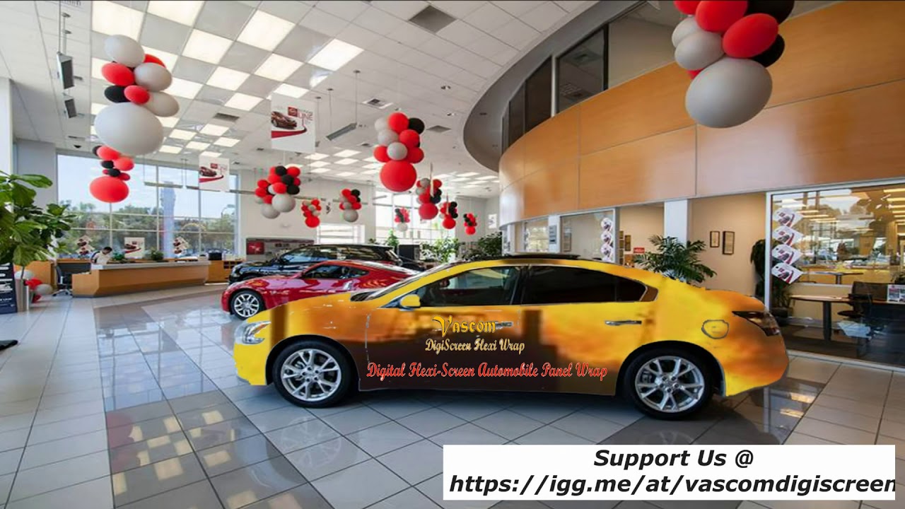 Vascom DigiScreen Wrap: Car Dealer Showroom Ad - YouTube