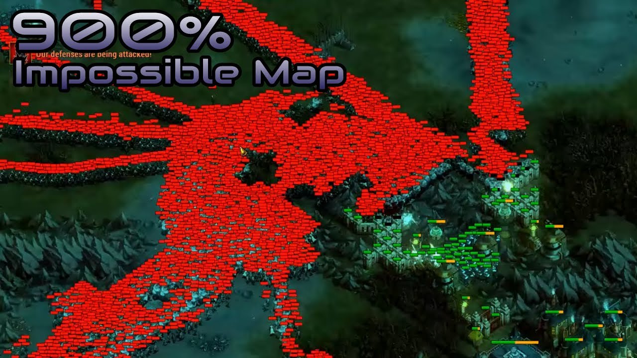 They are Billions - 900% Impossible Map - No pause - Caustic Lands ...