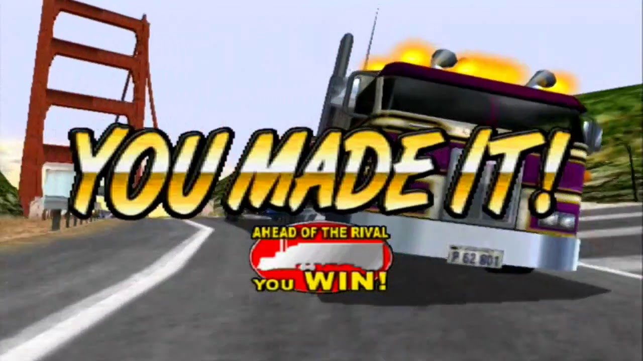 18 Wheeler - Arcade - Stage 4 - Las Vegas to San Francisco - YouTube