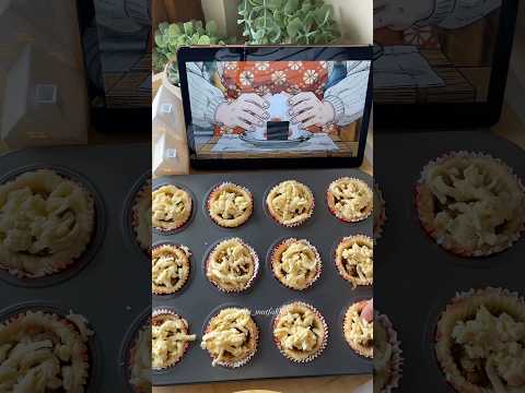 Muffin kabında elmalı tart 🍎😍