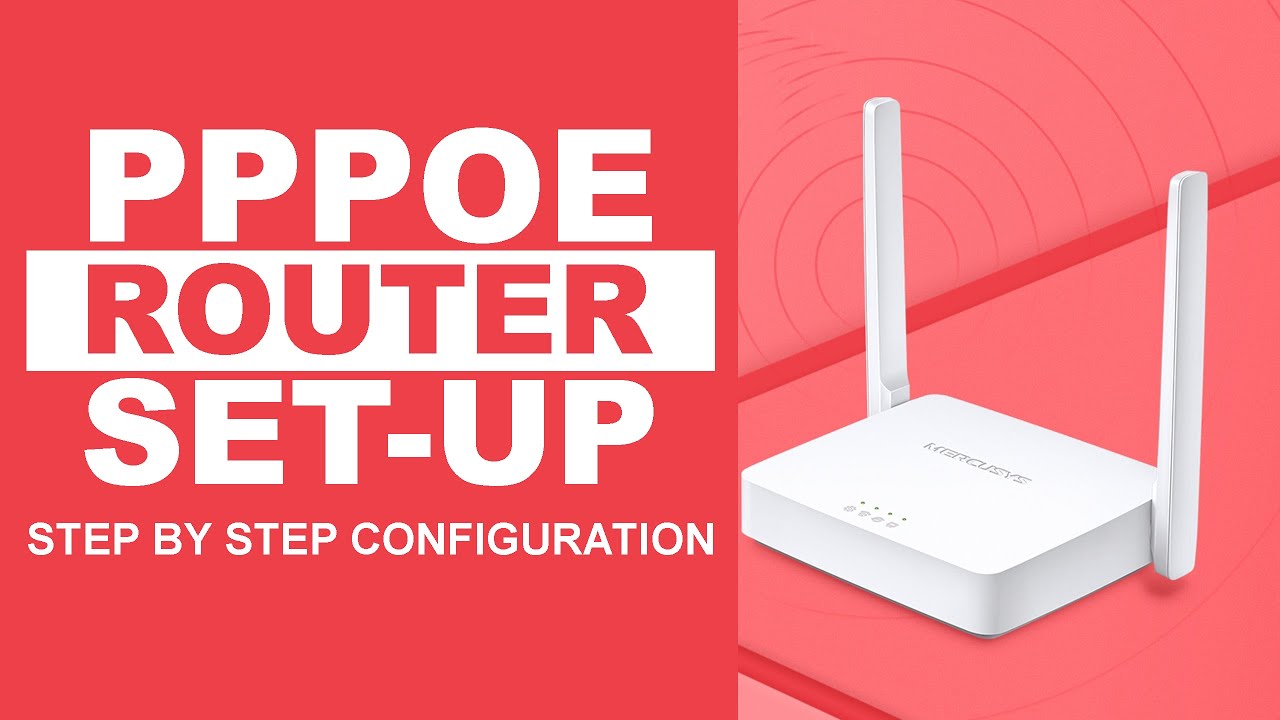 PPPoE ROUTER CONFIGURATION GAMIT AY MERCUSYS AT PWEDE MA APPLY SA IBANG ...