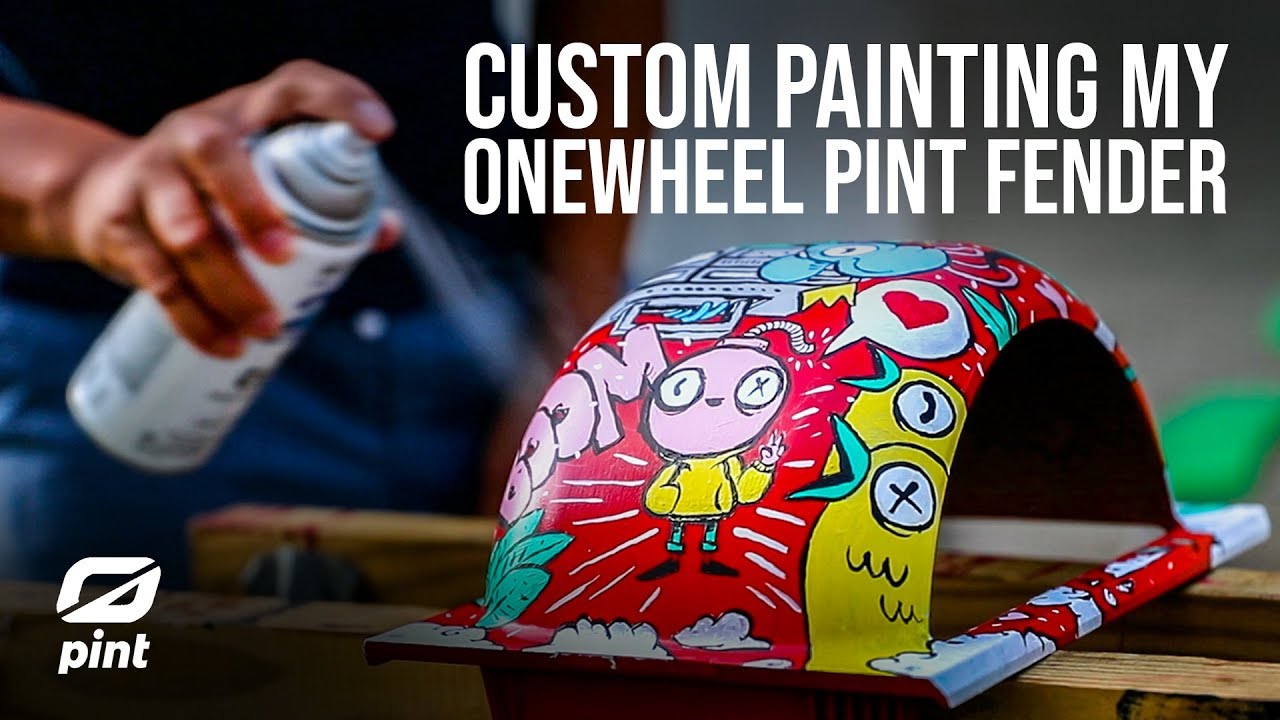 Painting My Onewheel Pint Fender - YouTube