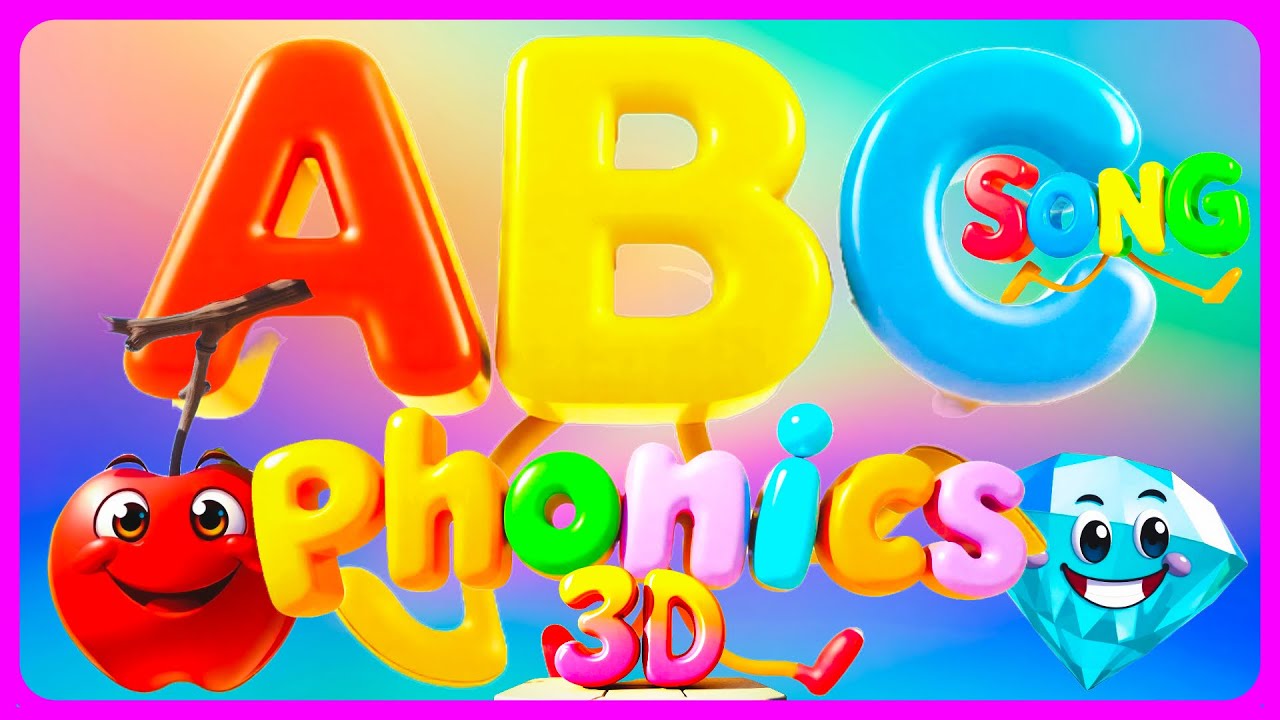 Sing and Learn The ABC Song - Phonics Sounds and Words + Upper ...