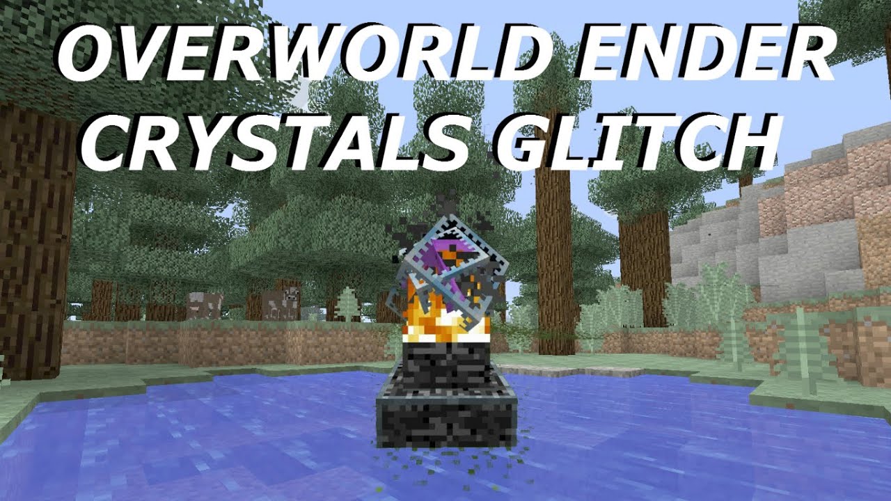 Minecraft Xbox one + PS4 - OVERWORLD ENDER CRYSTALS GLITCH!!! - YouTube