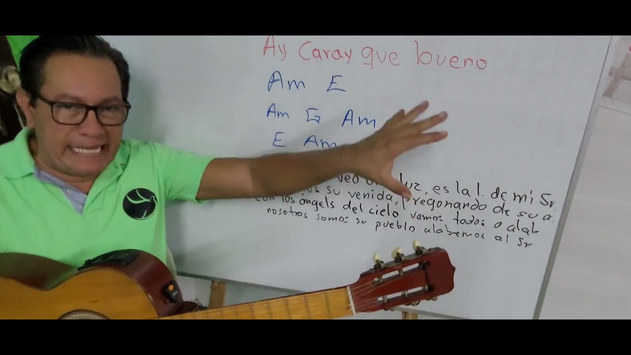 Ay Caray que bueno. De las Tunas. Tutorial Guitarra Rodrigo M.a - YouTube