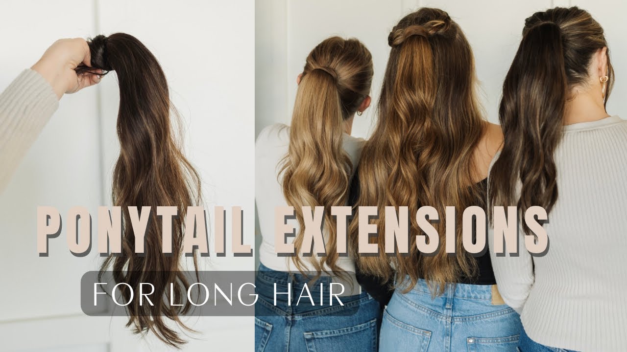 DREAM PONYTAIL || Ponytail Extensions || High Pony How to - YouTube