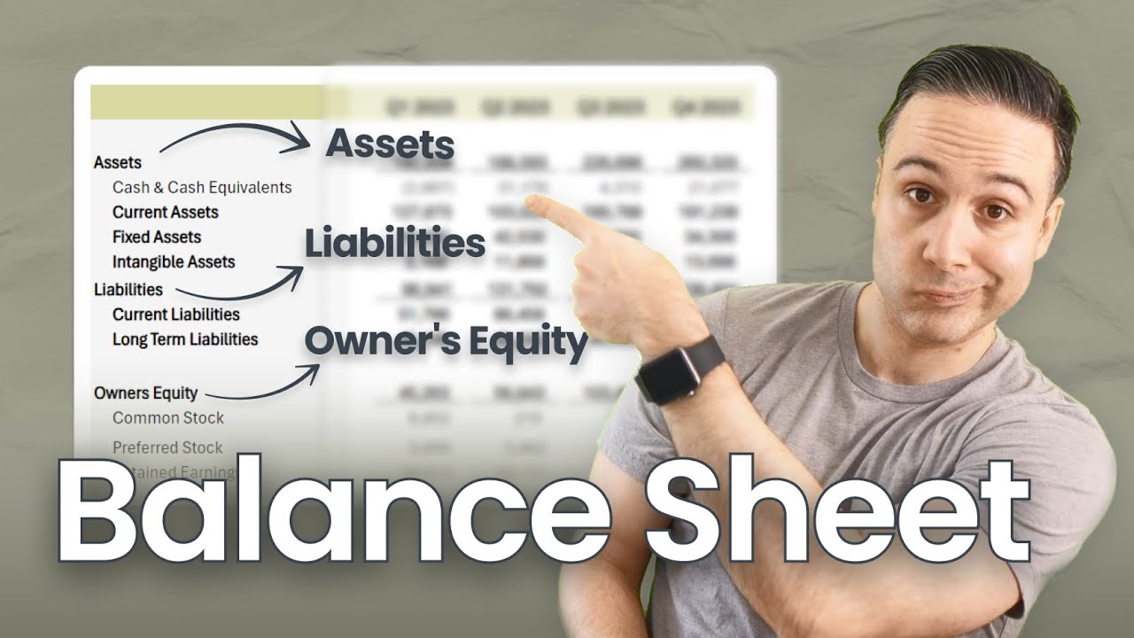 The Ultimate Guide to Mastering Your Balance Sheet - YouTube